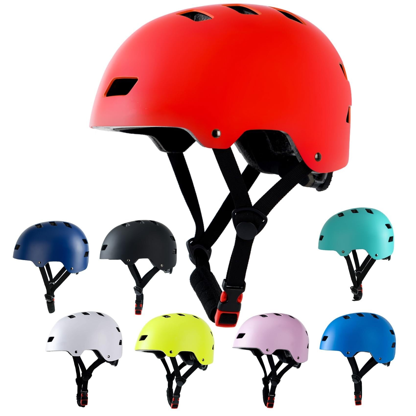 Bike Helmet 3 Sizes for Teenager Kids Youth Adults,Skateboard Helmet ...