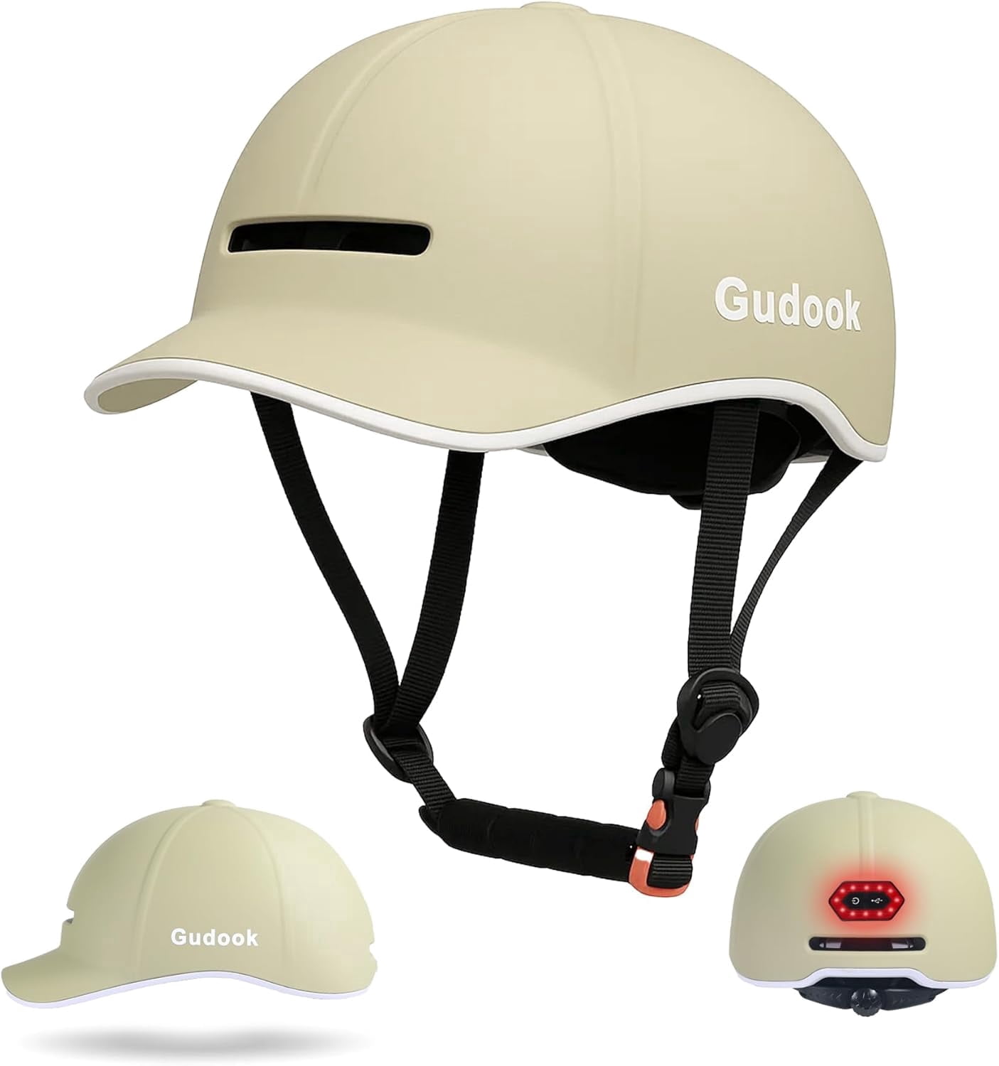 Bike Helmet Adult - Bicycle Helmets for Men Women - with LED Rear ...