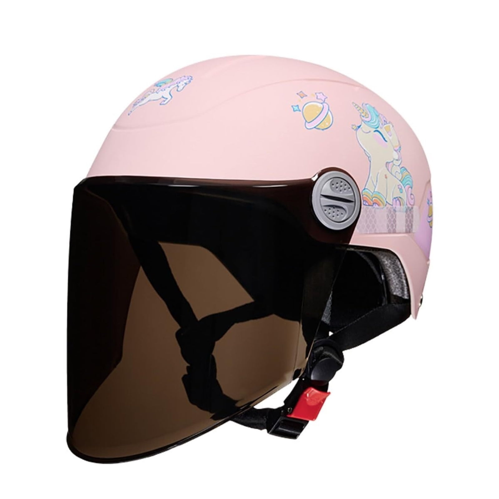 Bike Helmet,Lightweight Sun Visor Design for ATV, Scooter & Go-Kart ,48 ...