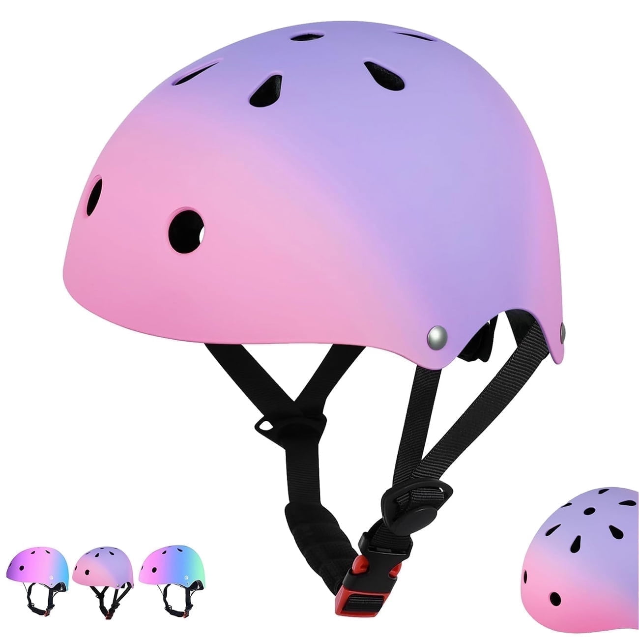 Yuphony Bike Helmet Toddler Helmet Ages 2-8 Years Old Boys Girls Multi ...