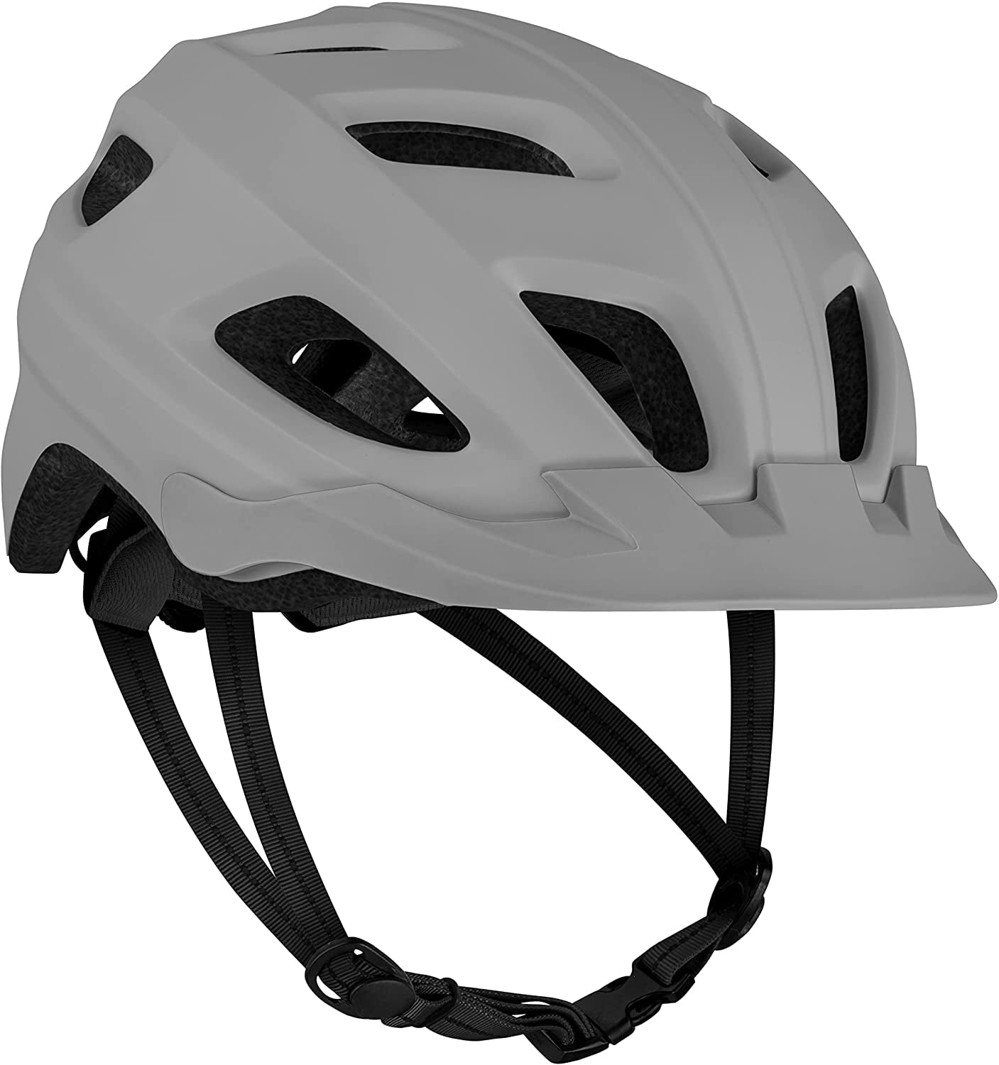 Bike Helmet with LED Safety Light Adjustable Dial & Removable Visor ...