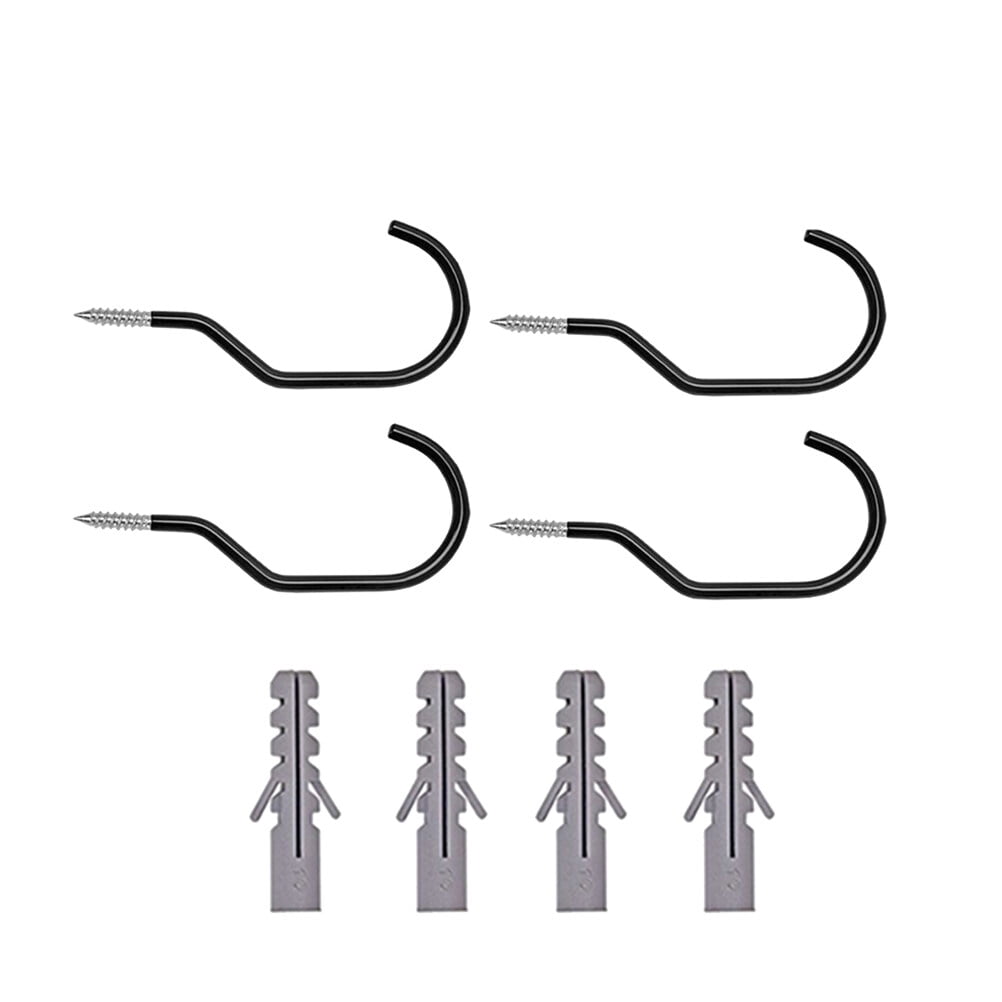 Bike Hooks Hook Storage Hanging Wall Bolts Rack Ceiling Mount Garage ...