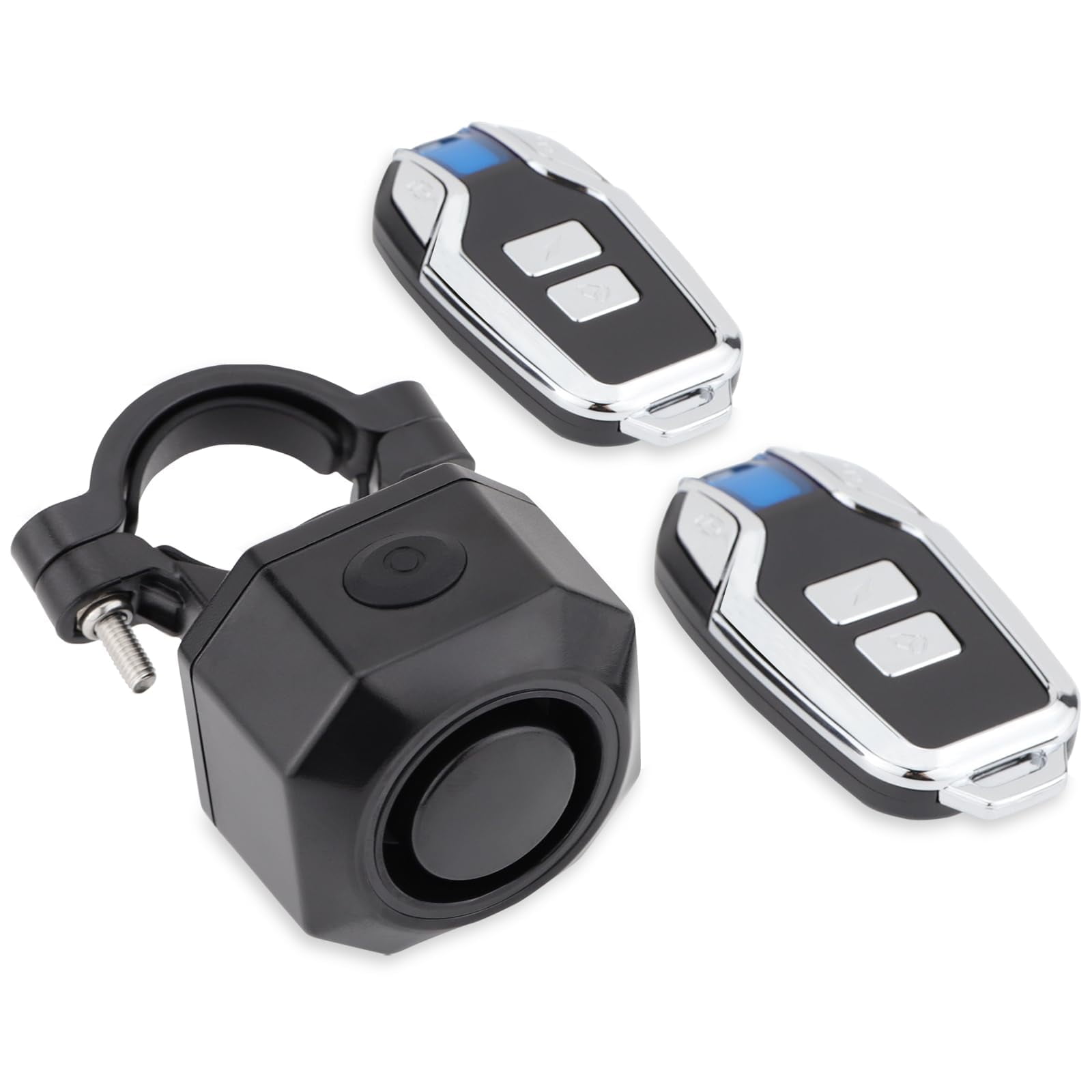Bike Horn Electric Vehicle Alarm Wireless Vibration Alarm System with ...