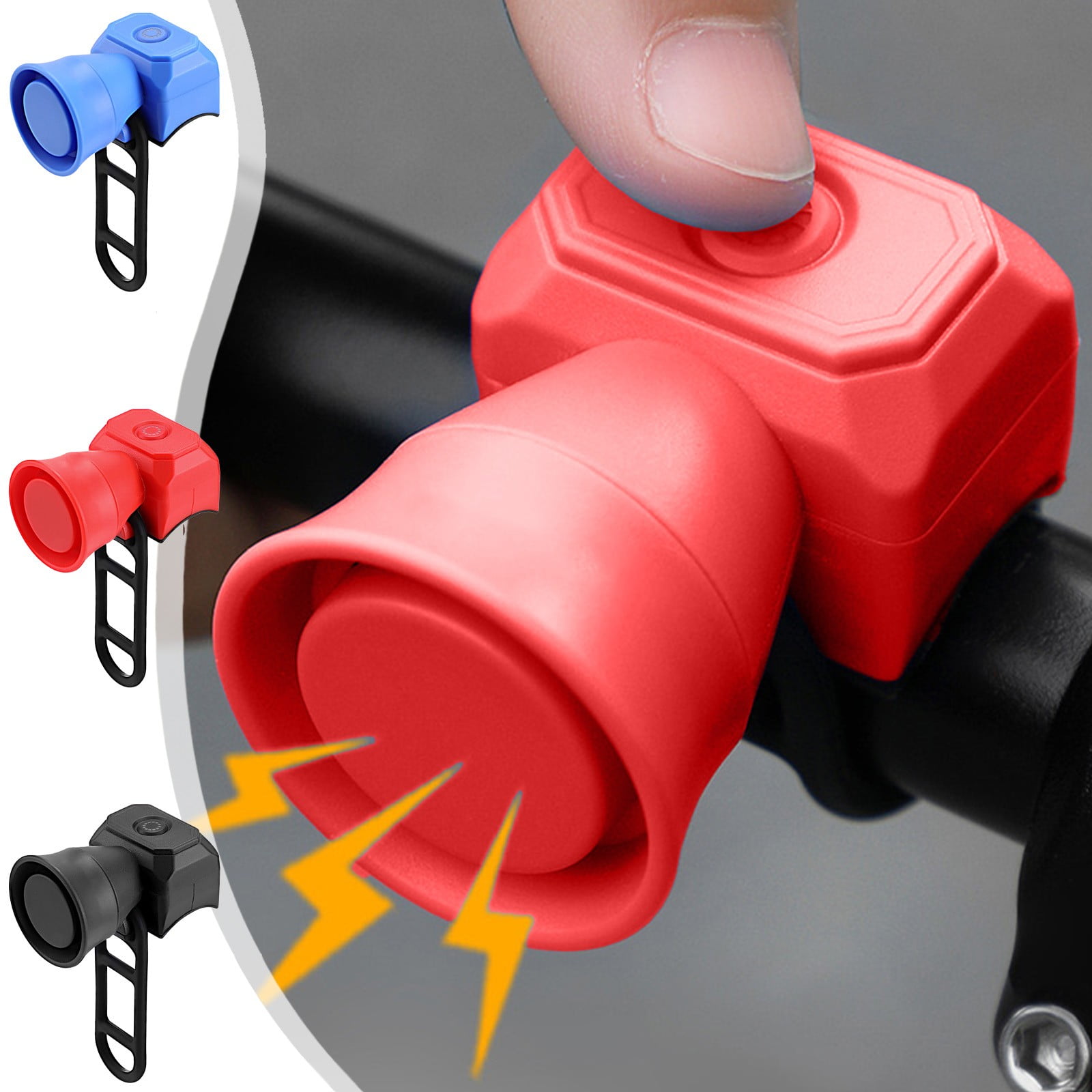 Bike Horn under $5! kkbbma Electric Bike Horn, Loud Bicycle Horn ...