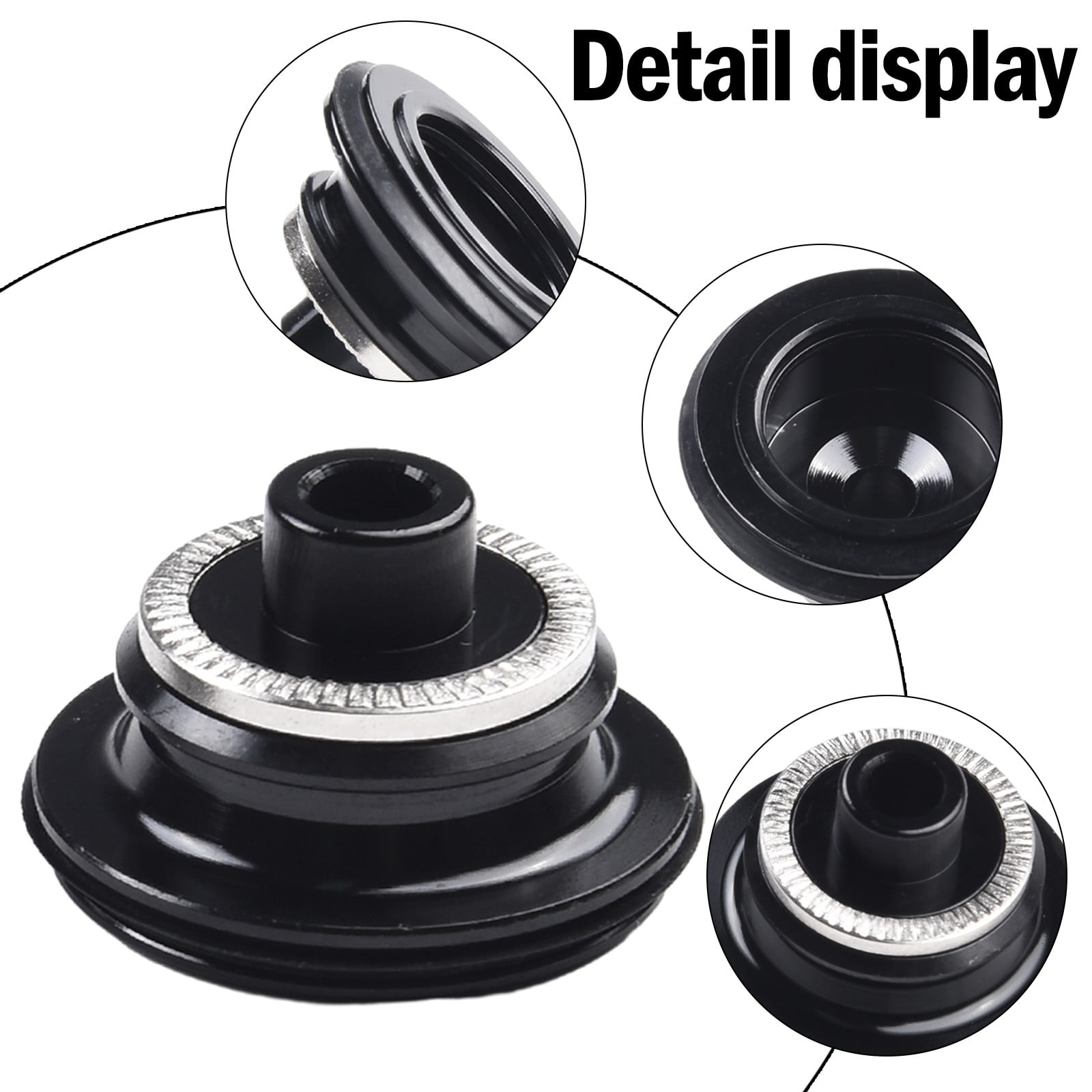 Bike Hub Qr Quick Release Thru Axle Adapter Converter End Cap 9-15/10 ...