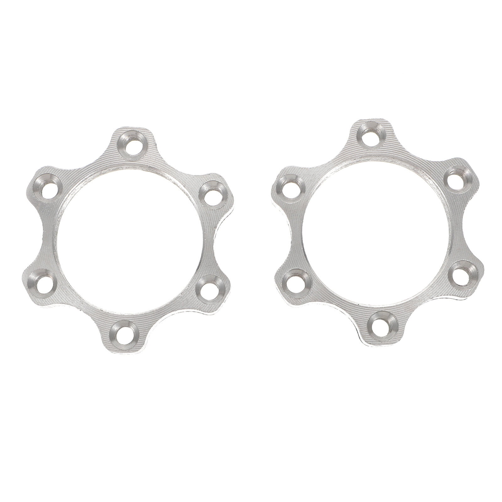 2Pcs Bike Freewheel Threaded Hubs Disk Brake Rotors 6 Holes Adapter ...