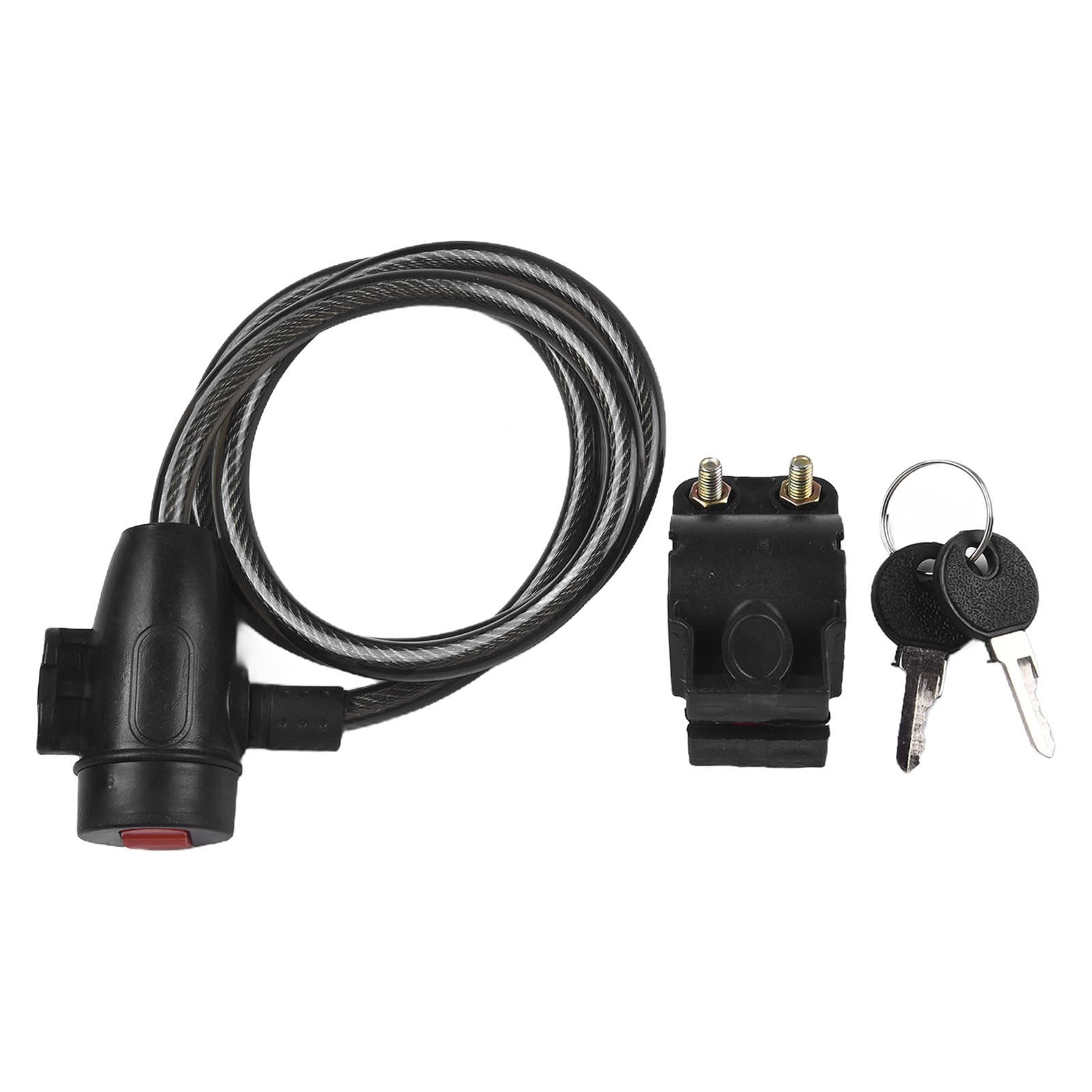 Bike Key Lock Chain Cycling Bike Trolly Security Steel Wire Cable ...