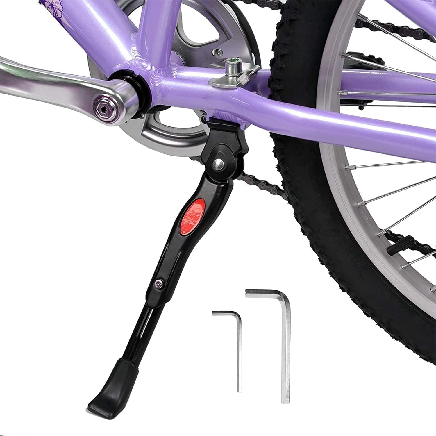 DEWEL Bike Kickstand Adjustable for 20-22 inch Center Mount Bicycle ...