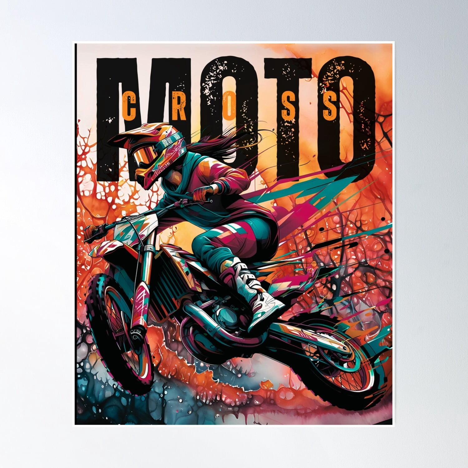Bike Life Poster Wall Art, Modern Wall Decor, 24x36 UNFRAMED - Walmart.com