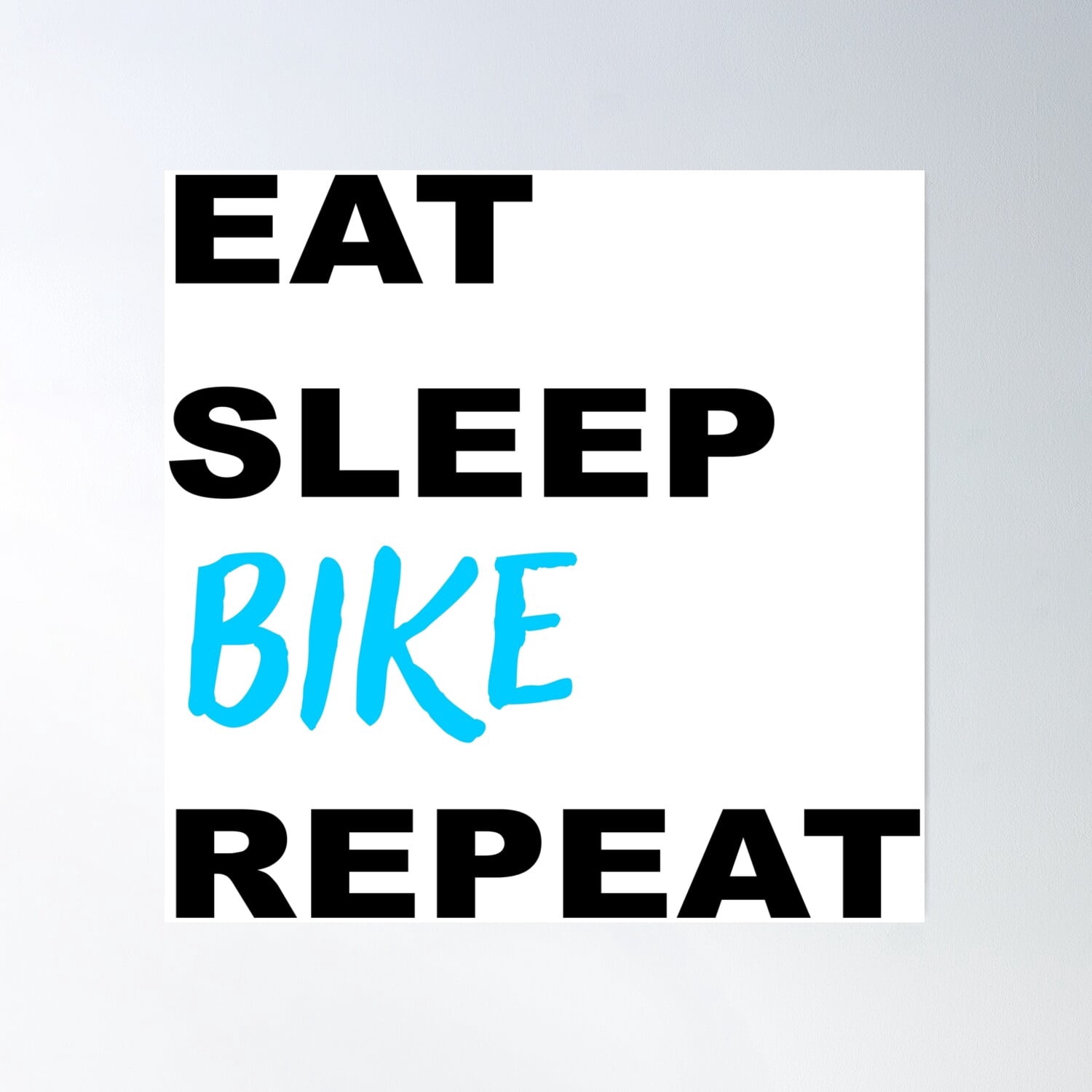 Bike Life. Poster Wall Art, Modern Wall Decor, 8x12 UNFRAMED - Walmart.com