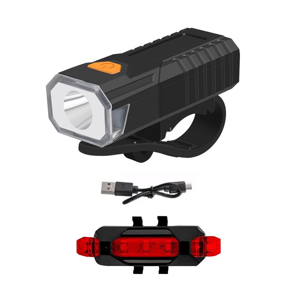 Bike Light Set, Bike Lights Front and Back, LED USB Rechargeable Front ...