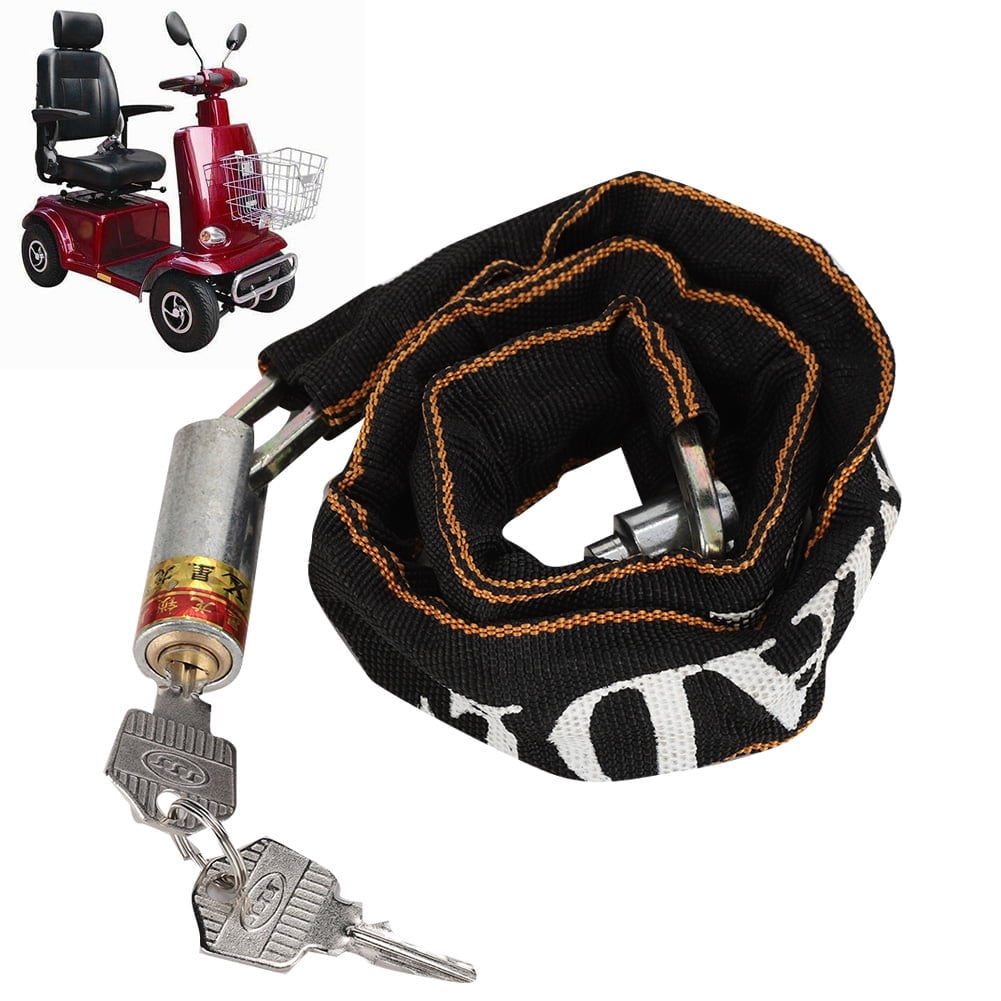 Bike Lock, Anti-Theft Motorcycle Mobility Scooter Chain Lock Bike ...