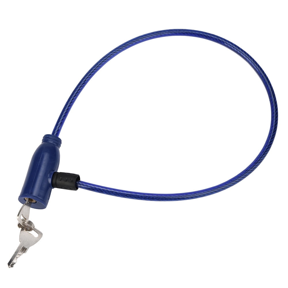 Bike Lock Cable, 25in Long 8mm Thick Heavy Duty Braided Steel Cable ...