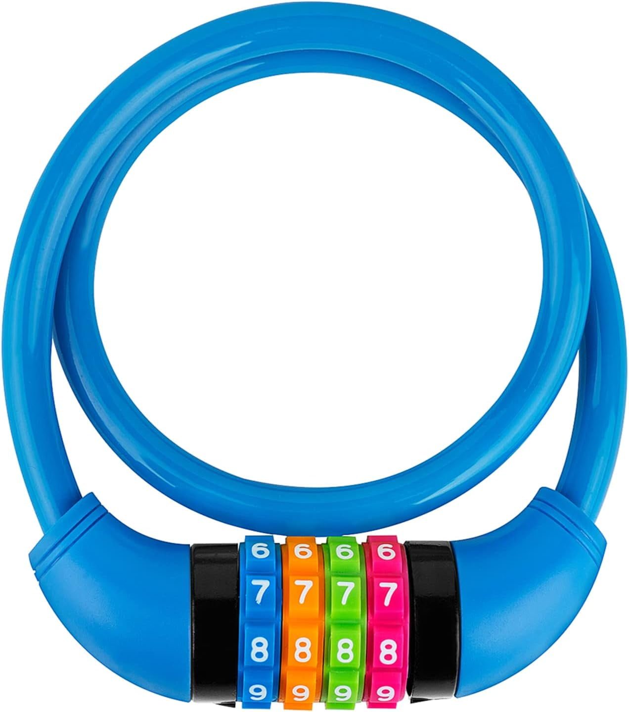 Bike Lock Cable, Bicycle Cable Lock with 4 Digit Combination & Large ...