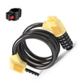 Bike Lock Cable Bike Lock Heavy Duties AntiTheft Security 5Digits ...