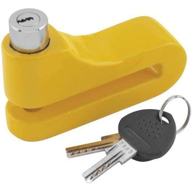 Bike Master 132250 Bully Lock Disc Lock 10mm - Yellow - Walmart.com