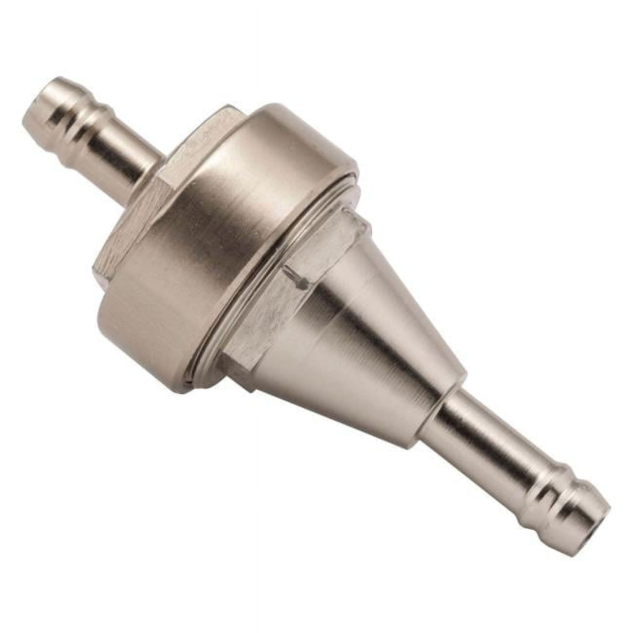 Bike Master 152401 0.25 in. Aluminum In-Line Fuel Filter, Titanium ...