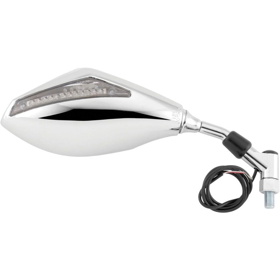 BikeMaster Mirror Set with L.E.D. Turn Signals - Walmart.com