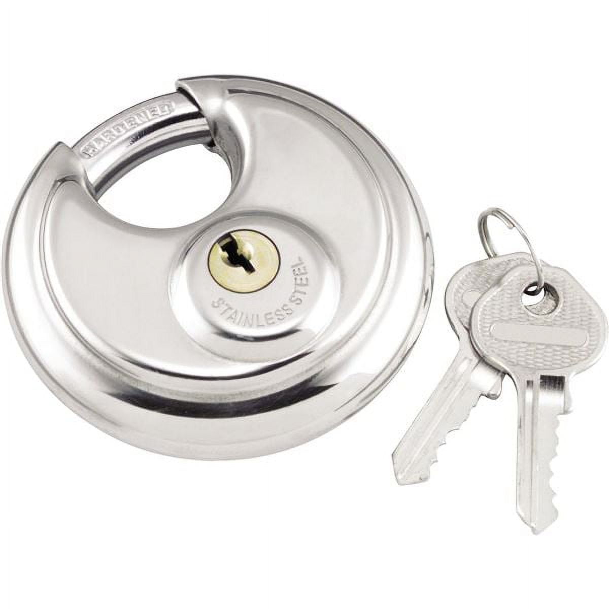 Bike Master 132201 Bully Lock Round Stainless Pad - Walmart.com