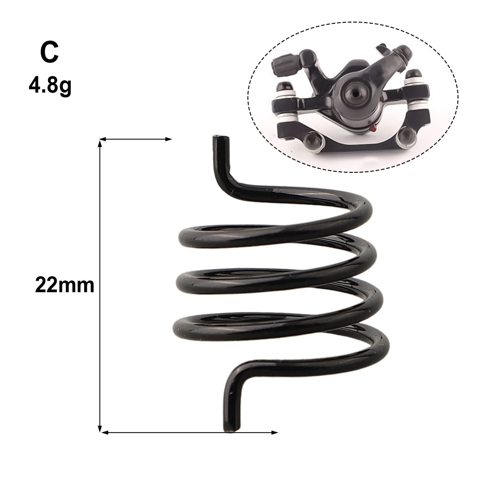Bike Mechanical Disc Brake Caliper Springs ForBB7 BB5 Brake-Arm Caliper ...