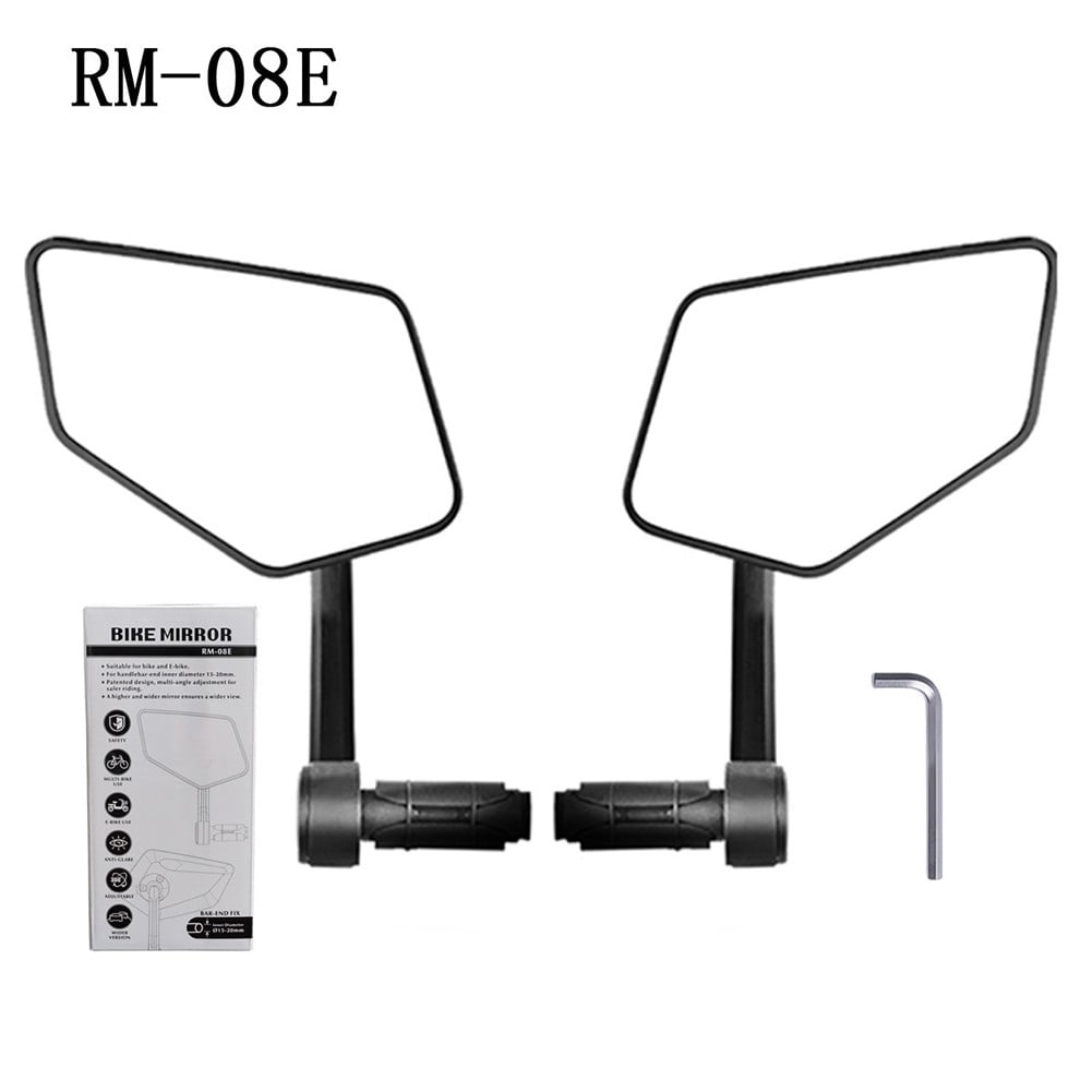 Bike Mirror Bicycle Riding Wide Range Mirror Adjustable Rod Mirror Save ...