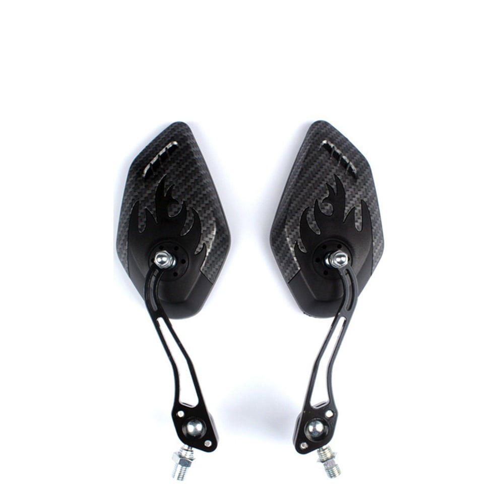 Bike Mirrors Two HD,Blast-Resistant, Glass Lens Bar End Mountain ...