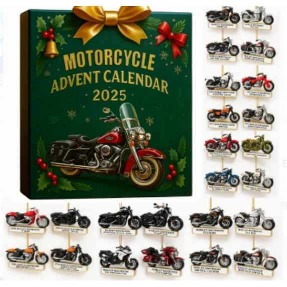 Bike Motorcycle Blind Box Advent Calendar Countdown 2025 2026 Figures ...