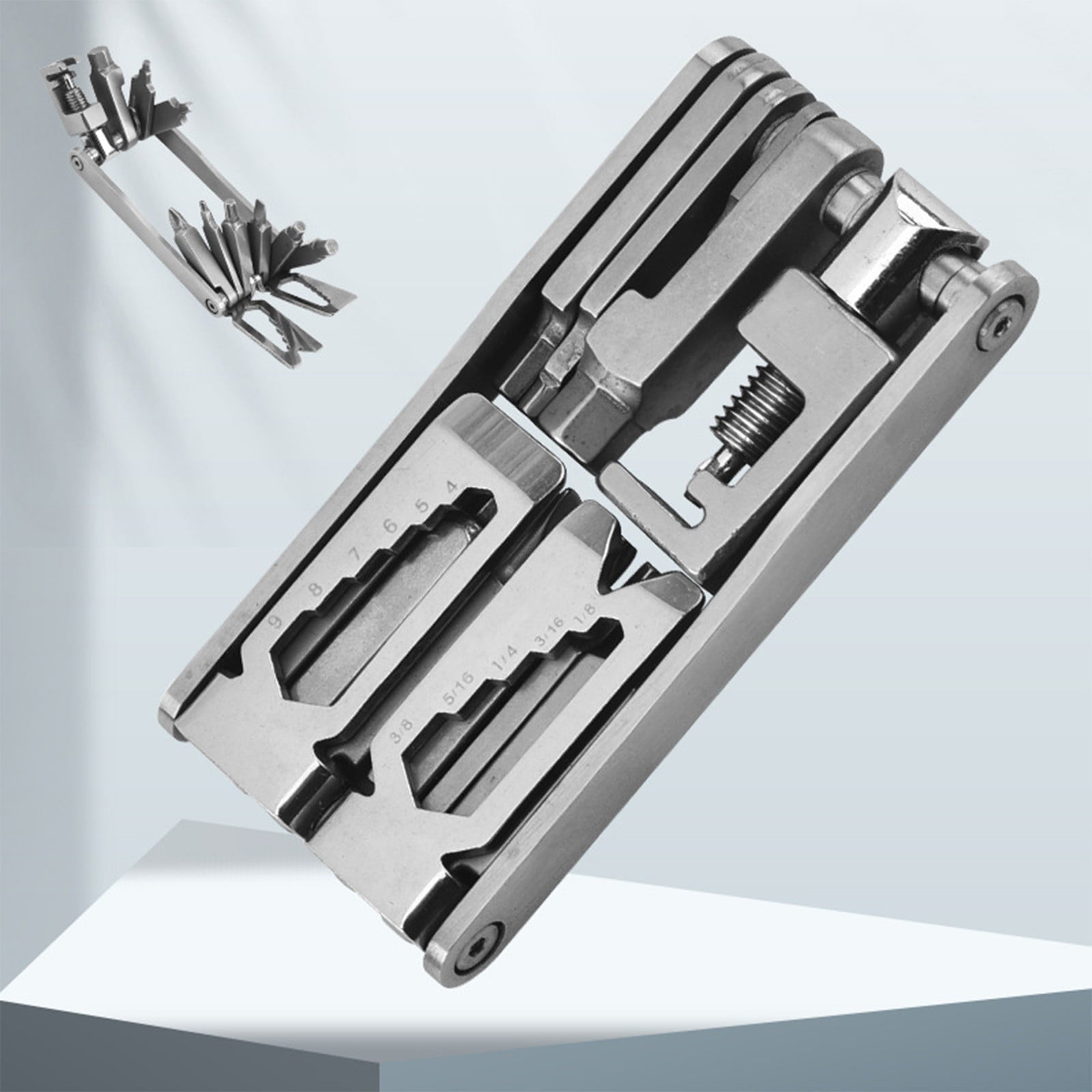 Bike Multi Tool | 8-in-1 Bicycle Chain Tool Wrench Set | Stainless ...