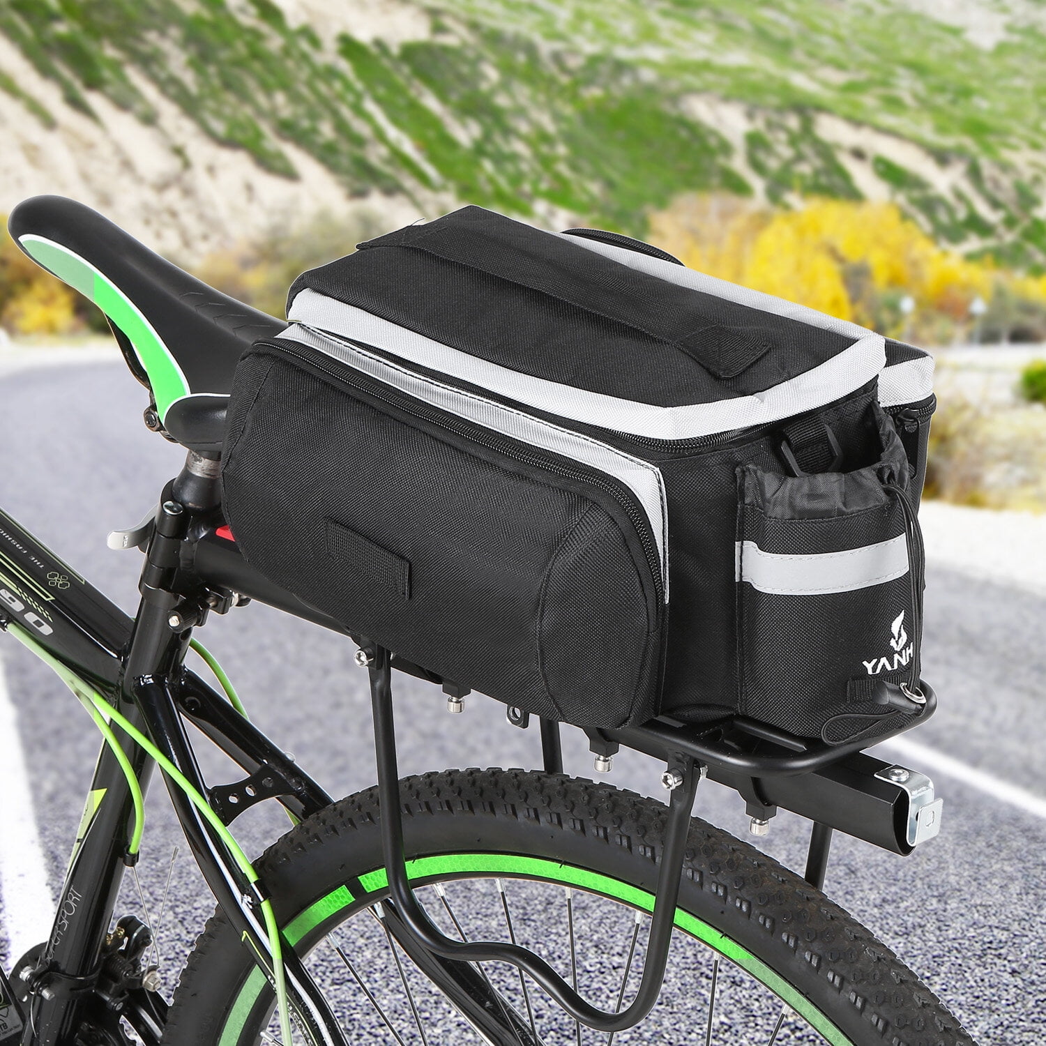 Bike Pannier,Bike Rear Carrier Rear Seat Zdhf Rookin Seat Cle Bike Bicle - Walmart.com