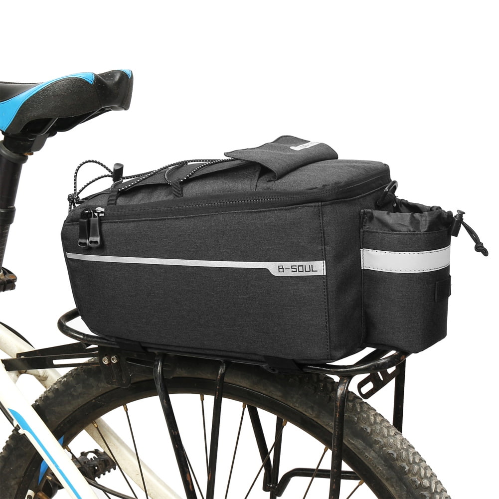 Bike Panniers for Bicycle, Bike Trunk Bag Rear Rack Bag for Travel ...