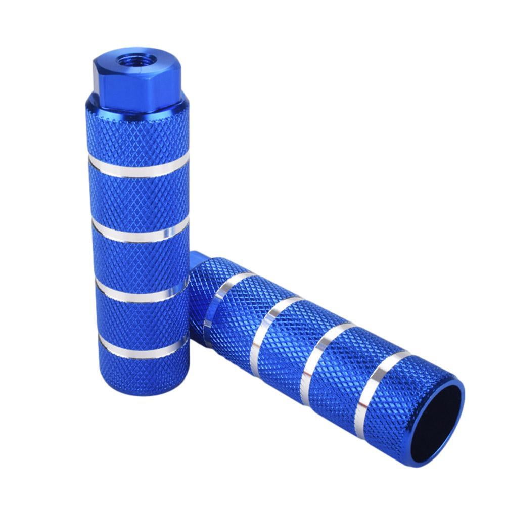 Bike Pegs, 2Pcs Aluminum Alloy Bike Anti-Skid Lead Foot Pegs Rear Stunt ...