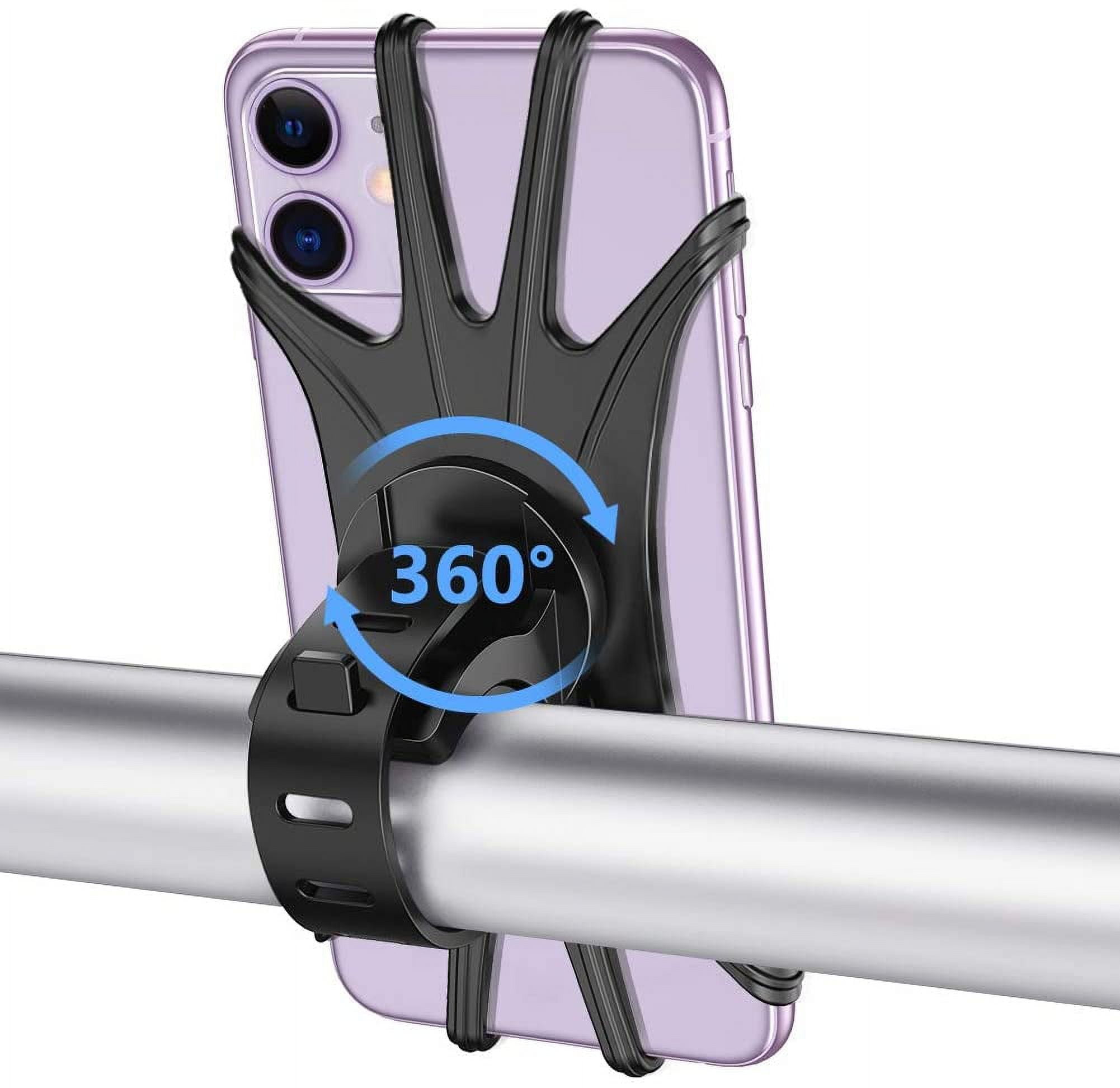 Universal Bike Phone Mount, 360° Rotation, Secure Silicone Stand for ...