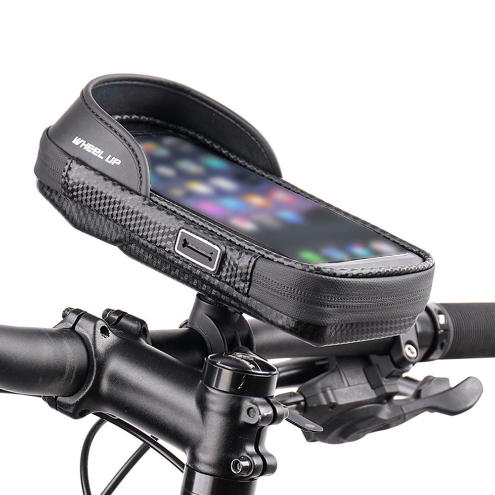 Bike Phone Mount Waterproof Bag 360Rotatable Bicycle Handlebar Touch ...