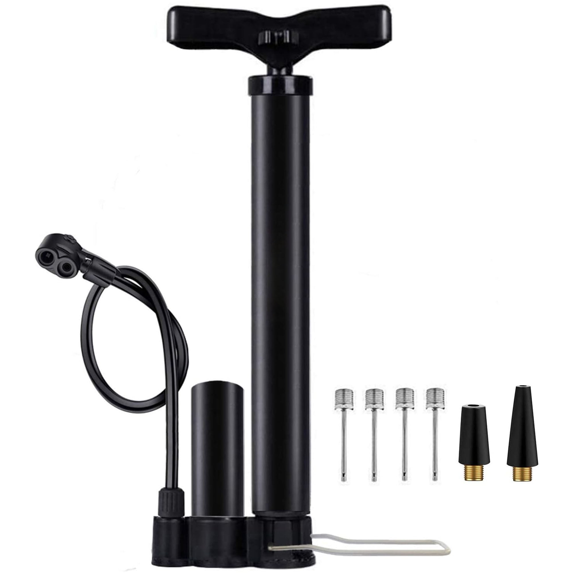 Bike Pump, Air Bicycle Pump Inflator for Presta and Schrader Valve Tire ...