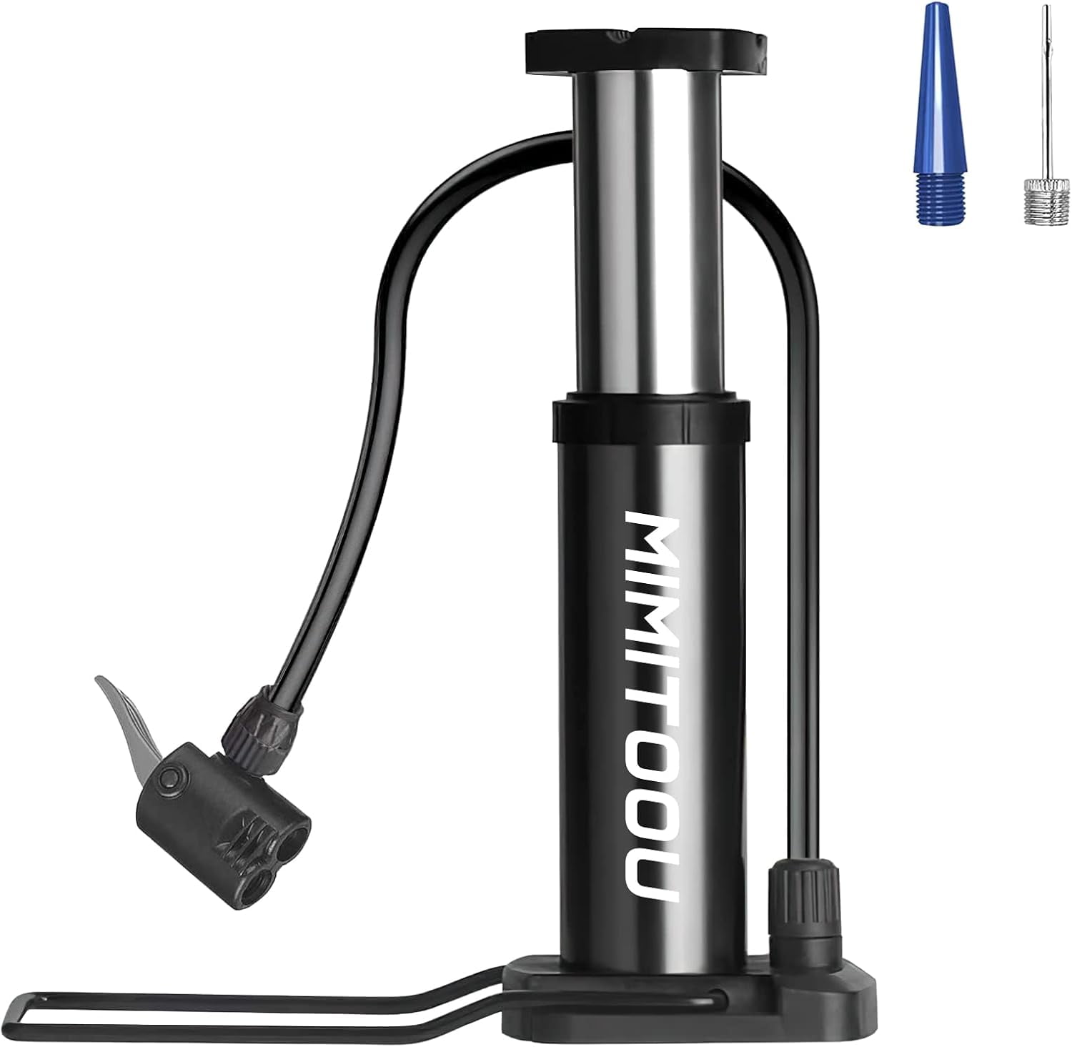 Bike Pump, Mini Bicycle Pump Portable Bike Floor Pump with Presta and ...