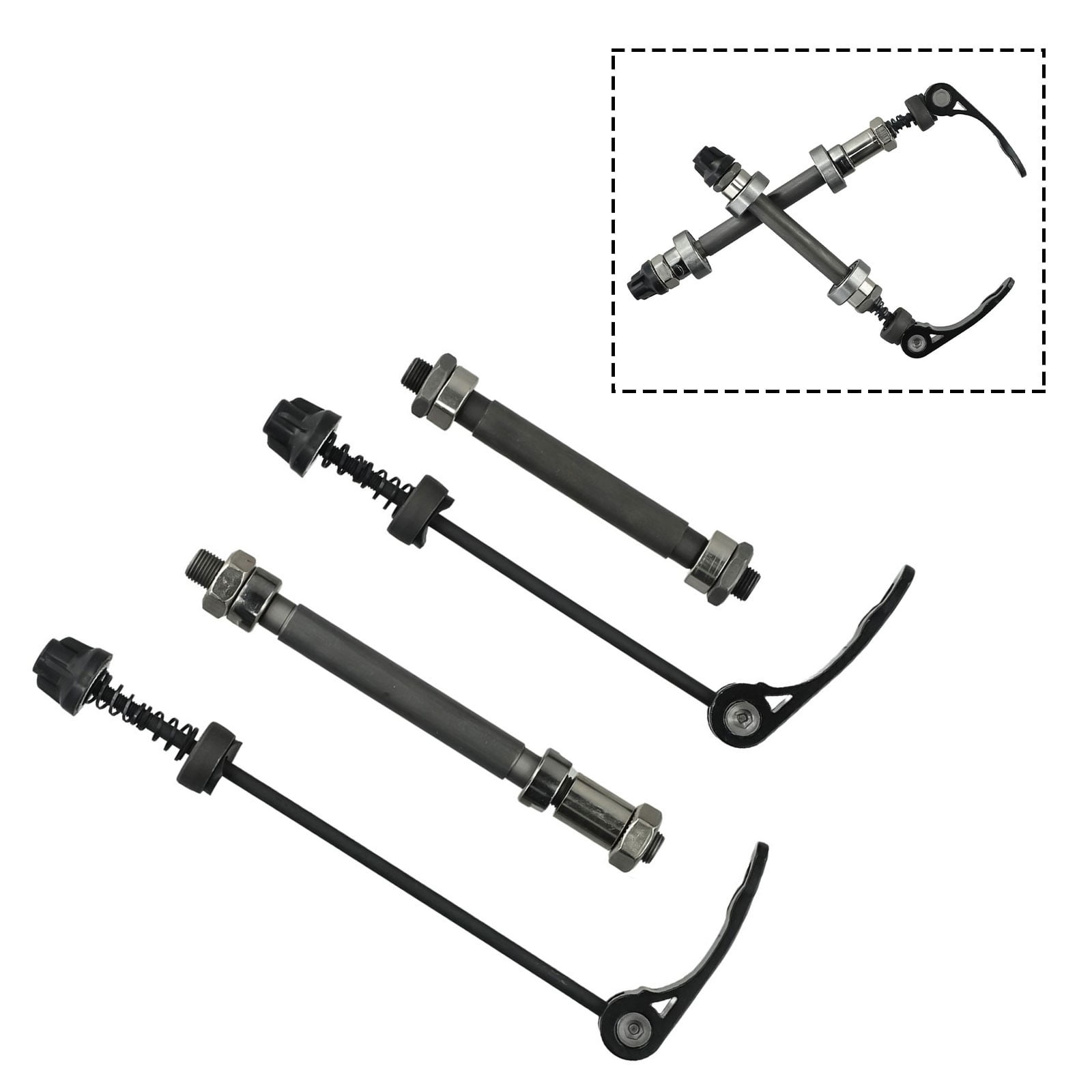 Bike Quick Release Axle Skewer Bicycle Hub Parts, Front & Rear Axle ...