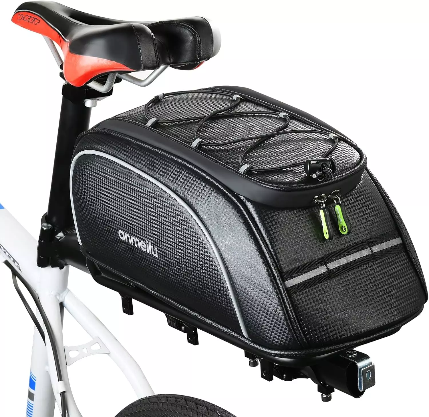 Bike Rack Bag Bicycle Bag Bike Trunk Bags Rear Rack Pack Carrier ...