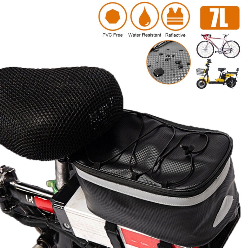 Bike Rack Bag Bike Bags for Bicycles Rear Rack Bike Trunk Bag Back Seat ...