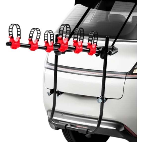 Bike Rack for Car 3-Bike Rack F Frame Trunk Mount Bicycle Rack for SUV ...