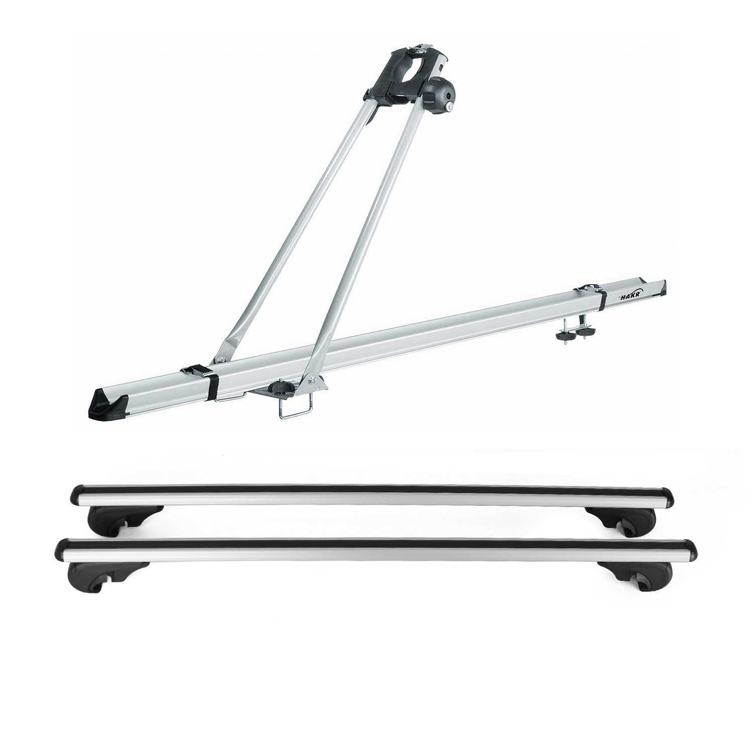 Bike Rack Carrier Roof Racks Set fits Ford Flex 2009-2019 Gray 3x ...