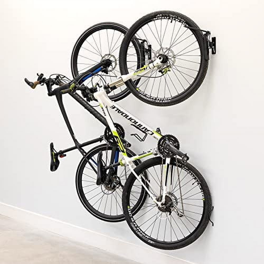 Bike Rack Garage Wall Mount, Swivel Bike Rack W/Stopper, Vertical Bike ...