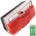 Bike Rack Tail Light with 2 Modes Steady and Flashing, Bicycle Rear ...