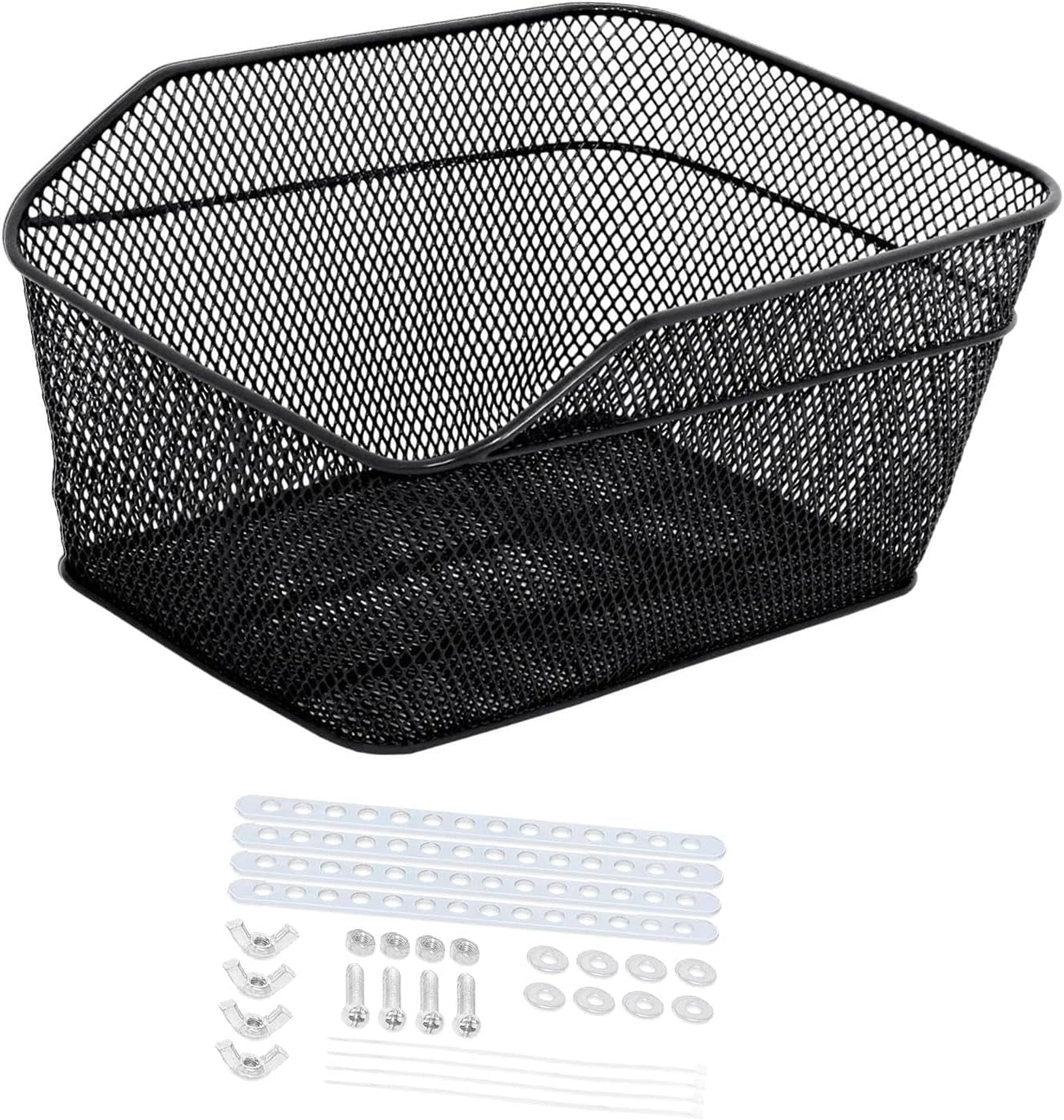 Bike Rear Basket Bike Cargo Rack Iron Luggage Package Rack Riding ...