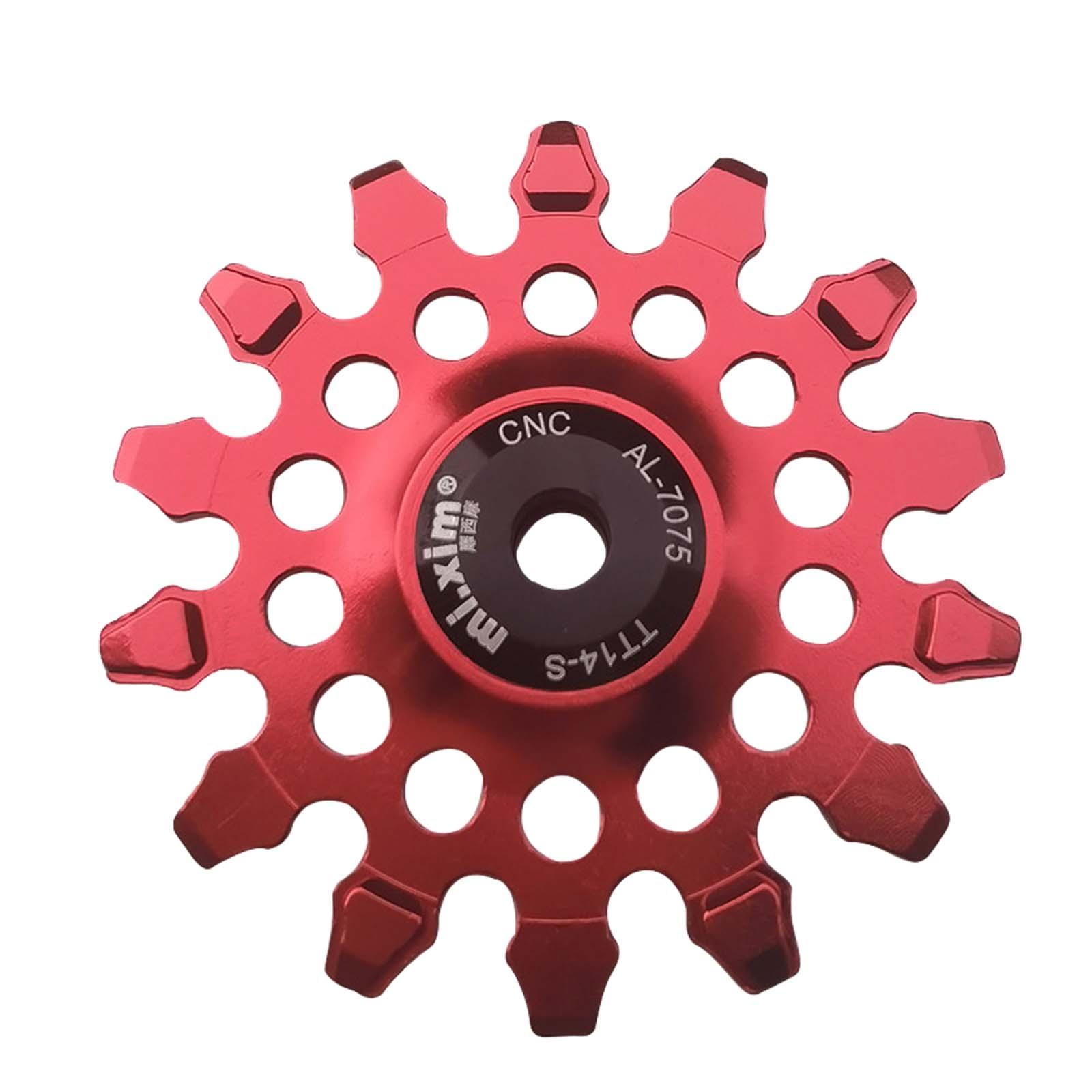 Bike Rear Derailleur Pulley Road Bike Pulleys 14T Lightweight Aluminum ...