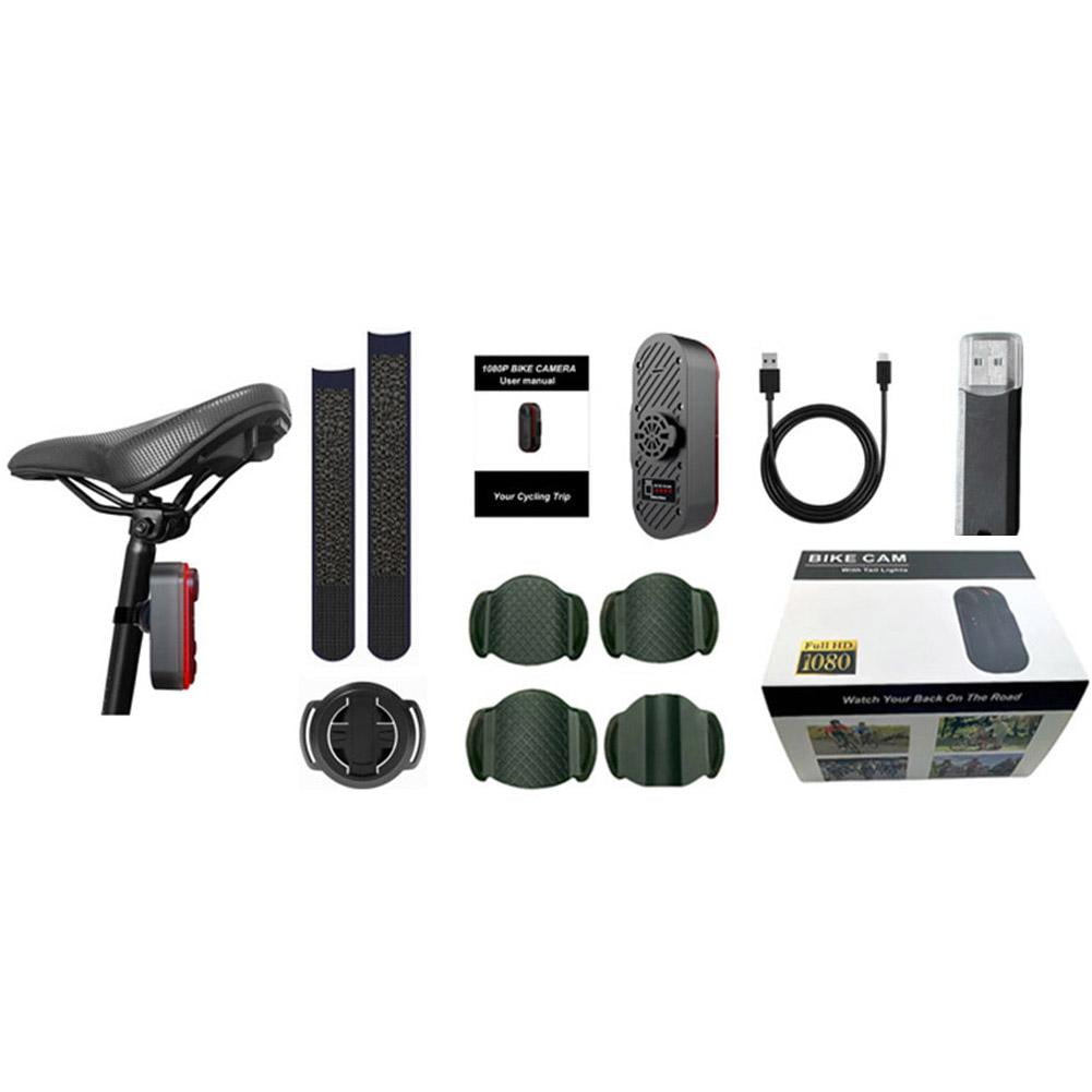 Bike Rear Light Camera Recorder - Waterproof 1080P HD Video - Wide ...