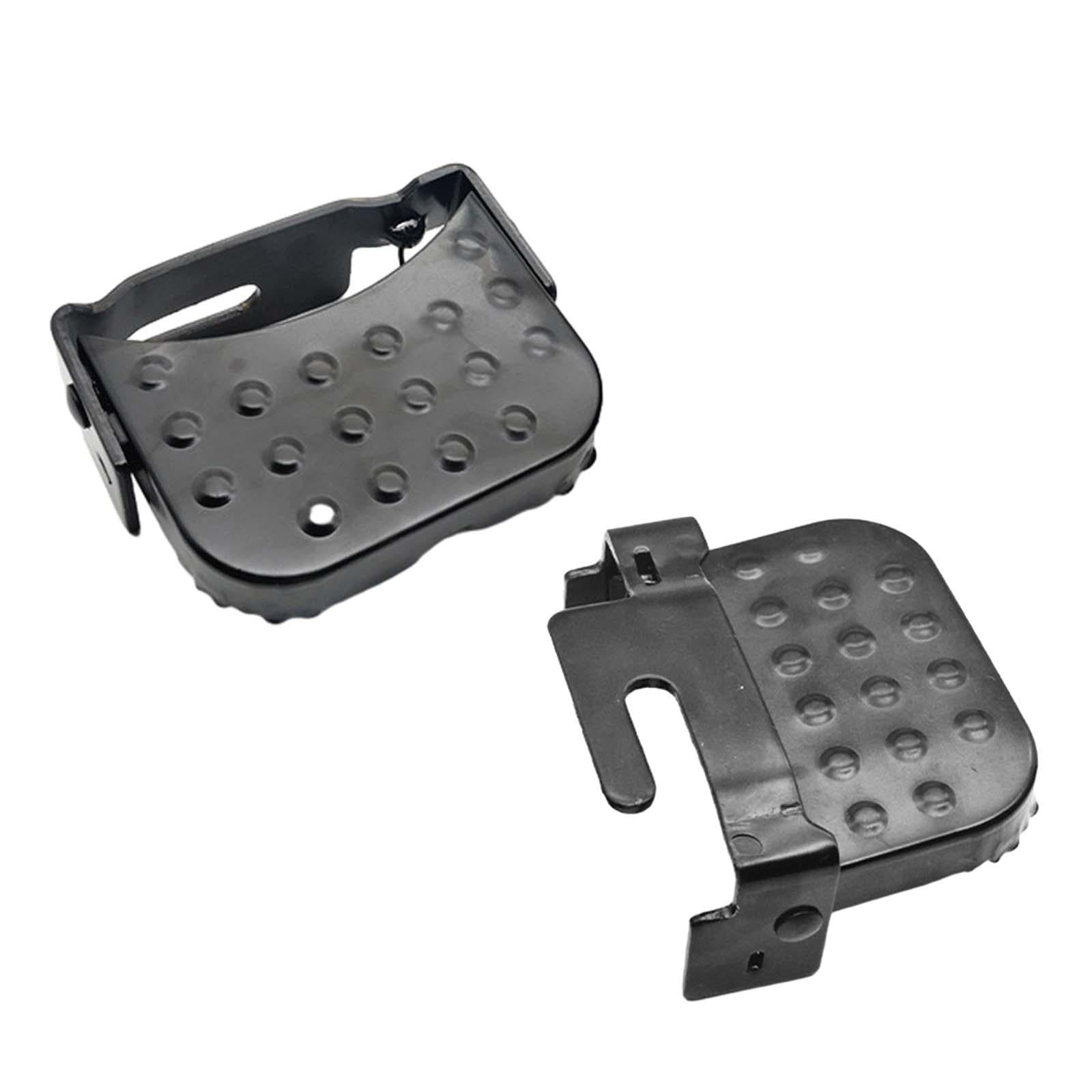 Bike Rear Pedals Electric Foot Pegs Nonslip Lightweight Folded Rear ...