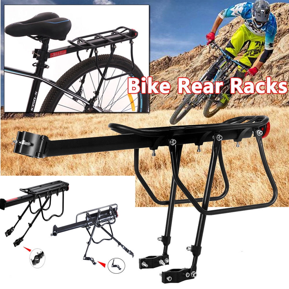 Bike Rear Rack,110Lb Universal Adjustable Bike Cargo Rack Cycling ...