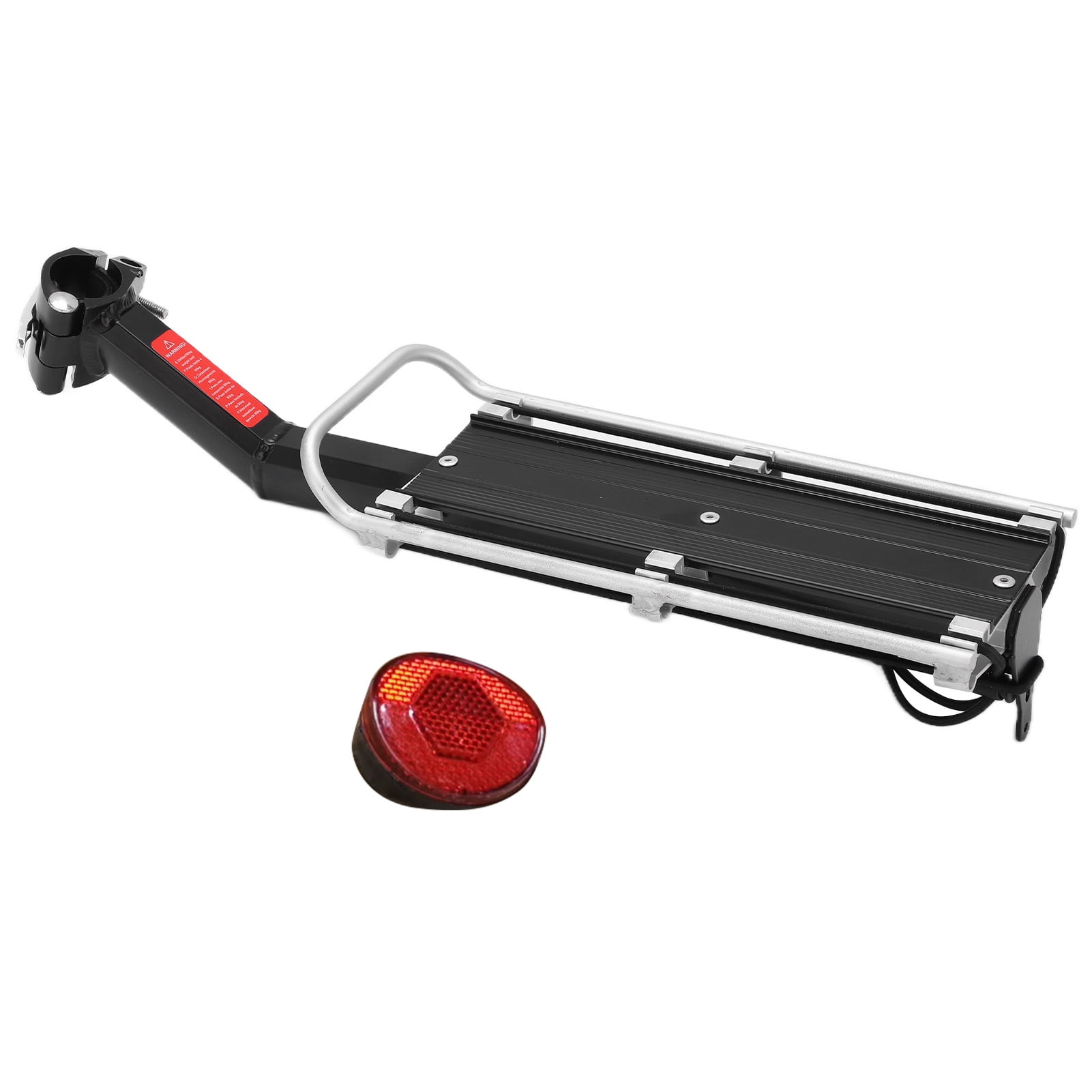 Bike Rear Rack Aluminum Alloy Detachable Manned Bicycle Cargo Rack with ...