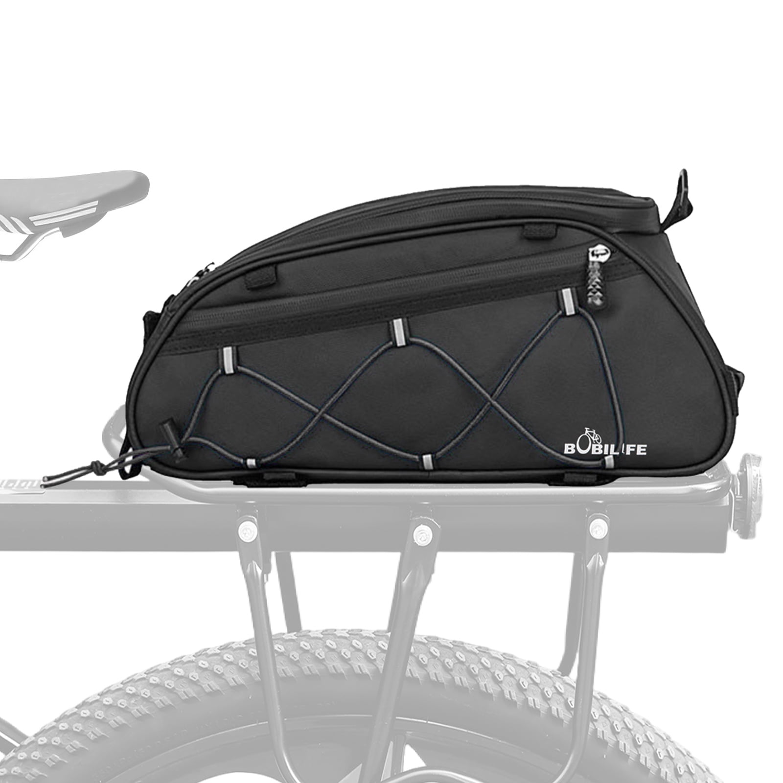 Bike Rear Rack Insulated Trunk Bag - 10L Large Capacity Waterproof ...