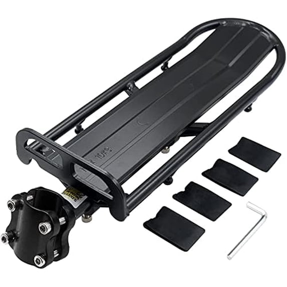 Bike Rear Rack Retractable Aluminum Alloy Bicycle Cargo Rack Mount ...